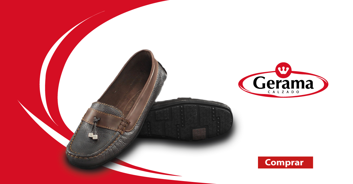 Zapatos modelo mocasín femenino elaborados en cuero legítimo